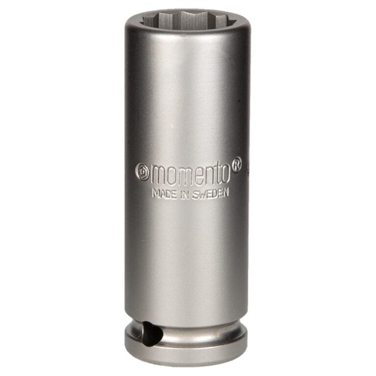 4-D6K14L 1/2'' Square Drive 14mm 12-Point Long Impact Socket, Momento